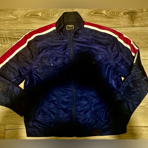 PRPS | Sweaters | Prps Goods Co Navy Blue Track Jacket Jim Jones For ...